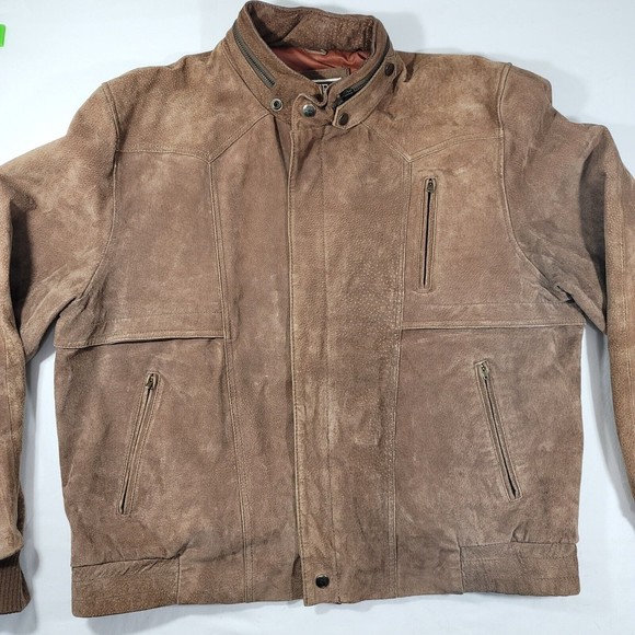 Jackets & Coats | Vintage Sheplers Suade Leather Ranch Farm Coat Jacket ...